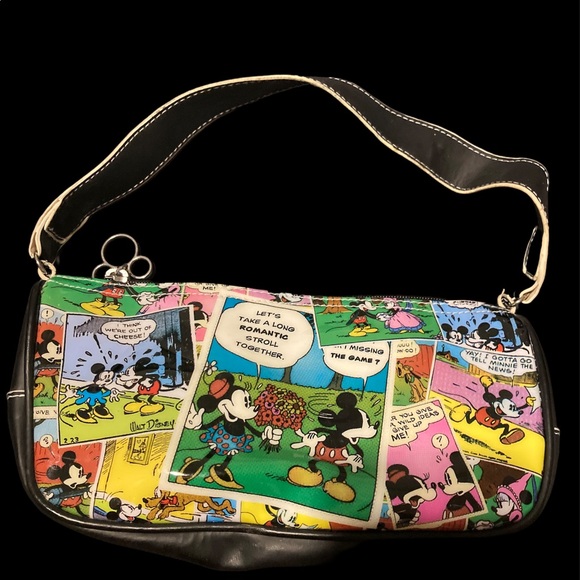 Disney | Bags | Disney Vintage Mickey Mouse Comic Strip Handbag | Poshmark